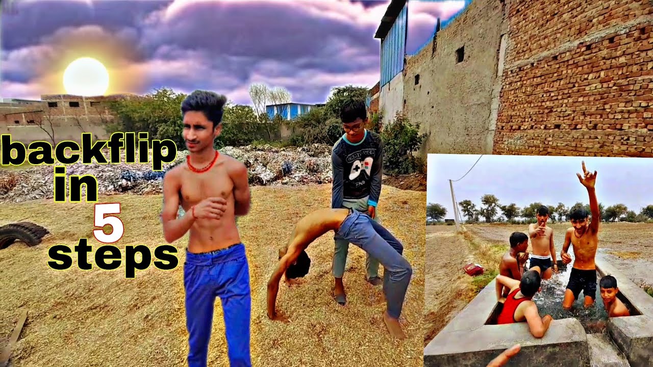 how to mark backflip.. ( Enjoyment) backflip in 5 steps - YouTube