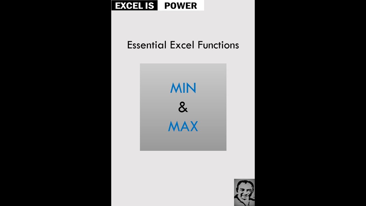 Excel essentials: MIN & MAX functions tutorial #shorts - YouTube