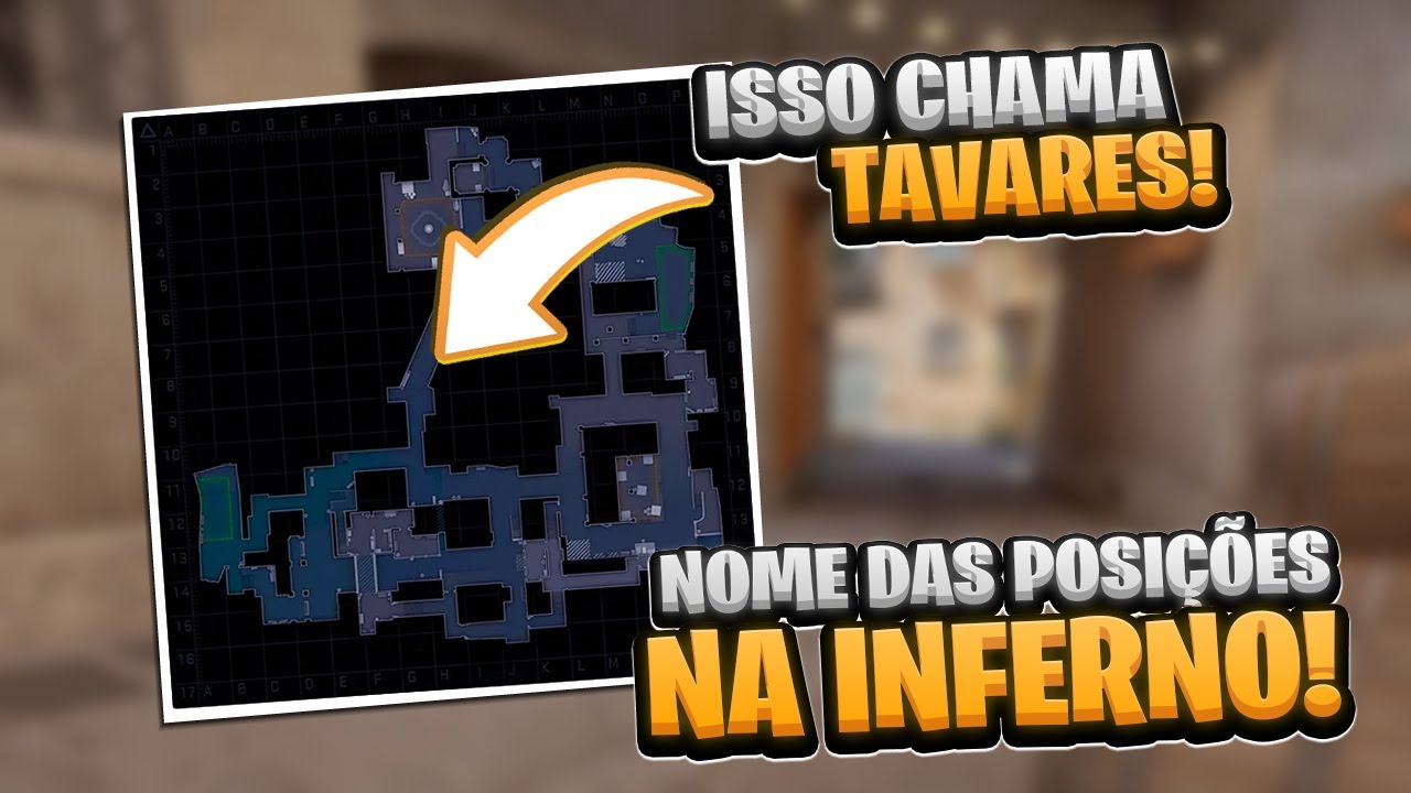 Nomes das POSIÇÕES no MAPA da INFERNO no CS2! - YouTube
