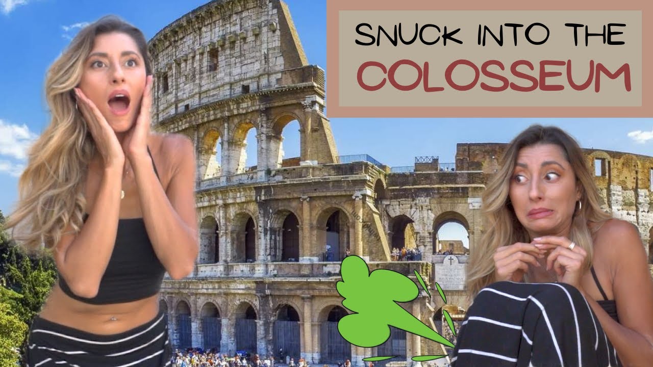 Colosseum Break In! | Comedy Sketch | Rome | Farting in Public | Sneaky ...