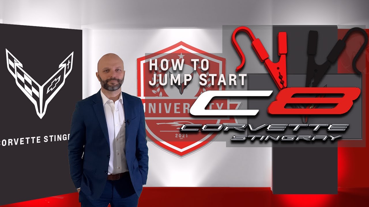 Corvette University - How to jump start the C8 Corvette - YouTube