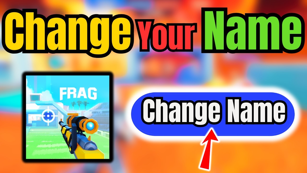 How to Change Your Name in Frag Pro Shooter | Full Guide (2025) - YouTube