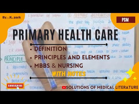 What is Primary Health Care ?? elements and principle of primary health ...