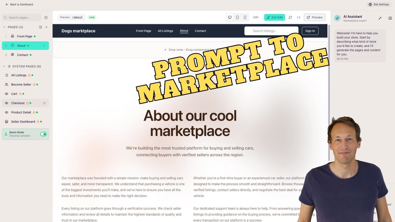 Prompt your AI marketplace using this tool (Prometora 🚀) - YouTube