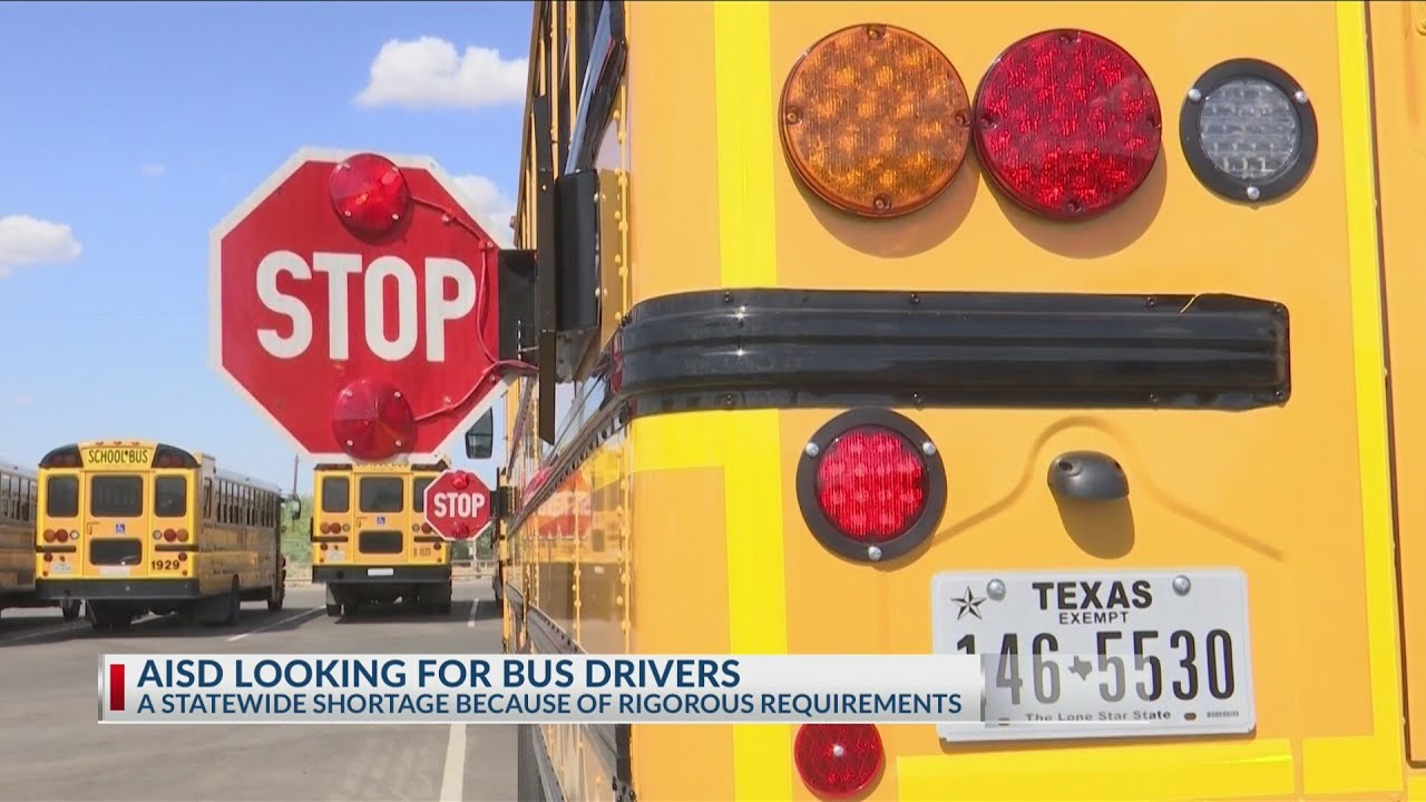 Abilene ISD combat bus driver shortage - YouTube