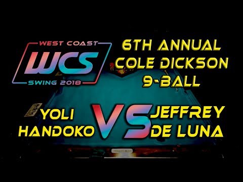 #8 - Jeffrey DeLUNA vs Yoli HANDOKO / 6th Annual Cole Dickson 9-Ball ...