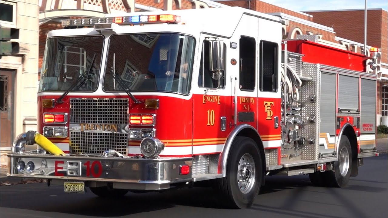 Trenton Fire Department Engine 10 Responding 11/21/21 (2) - YouTube