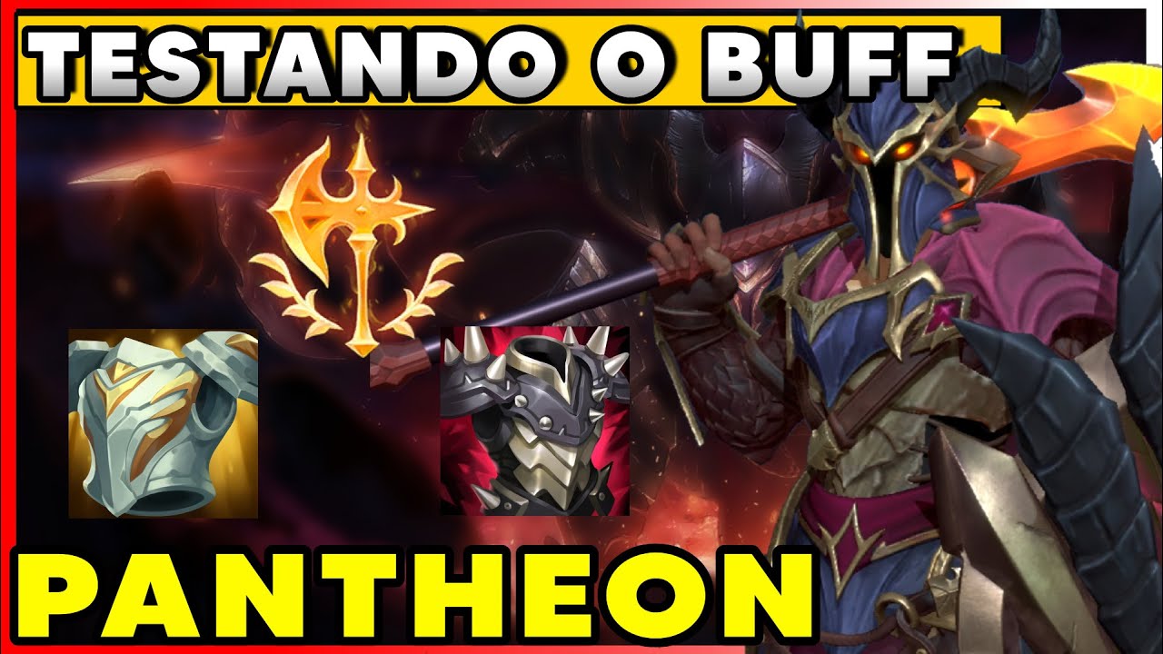 MELHOR BUILD PRA PANTHEON SUPORTE TA IMORAL COM BUFF 😱- LOL WILD RIFT ...