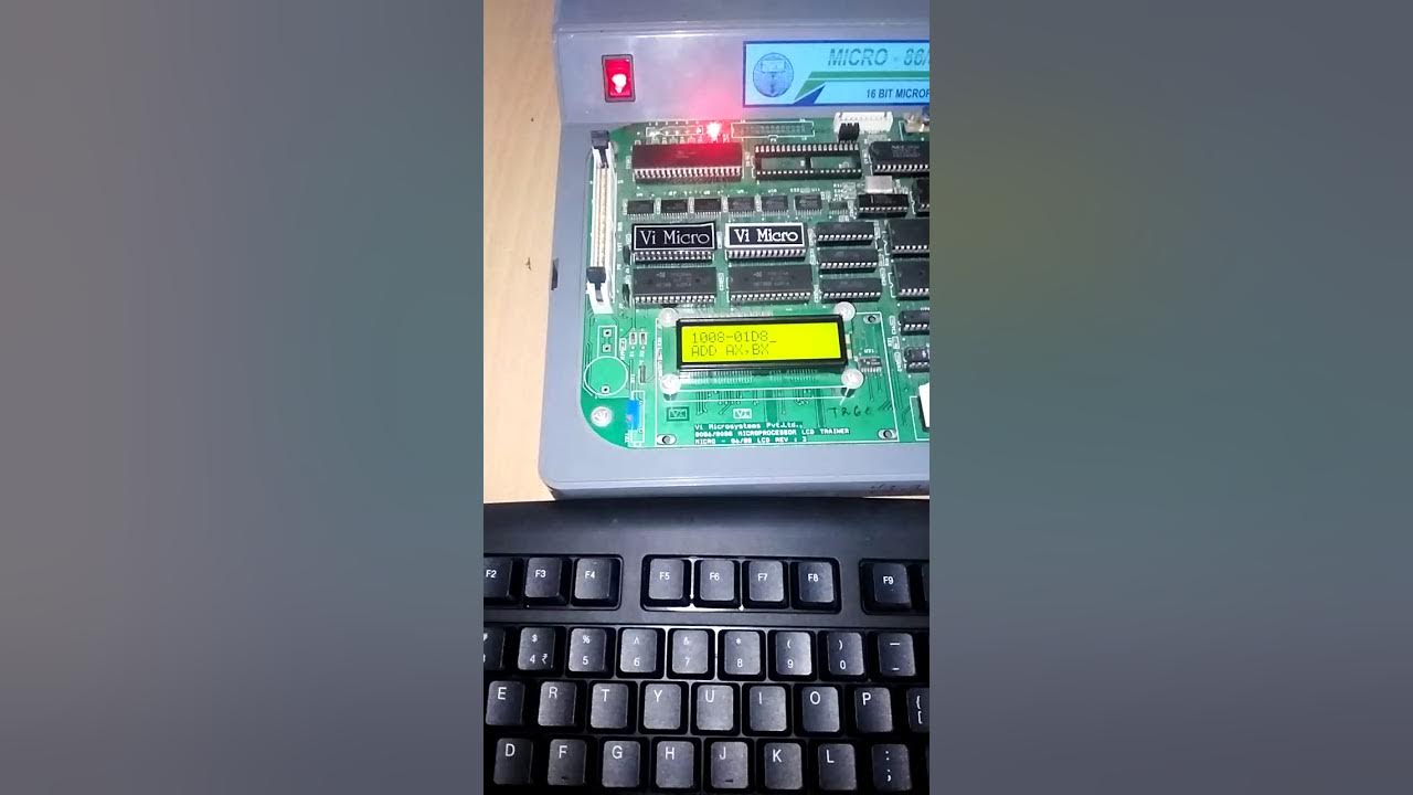 Addition of 16 Bit No In 8086 Processor - YouTube