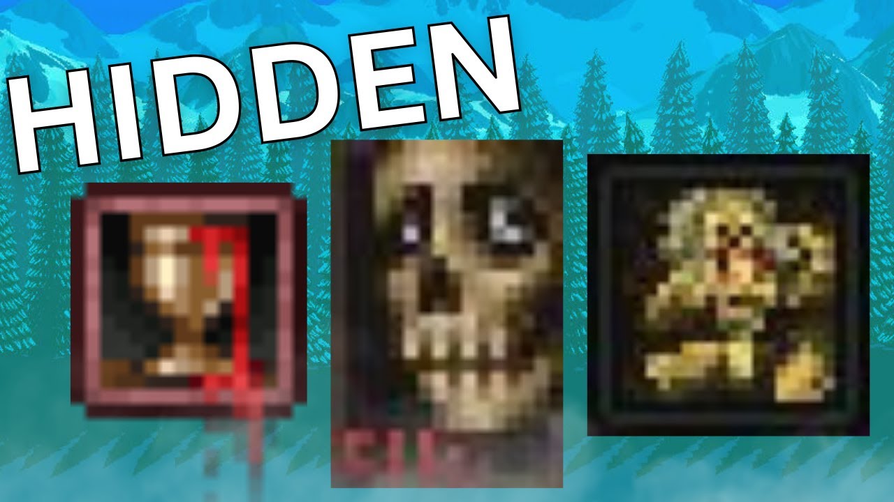 A Study Of Terraria's Paintings And it's References - YouTube