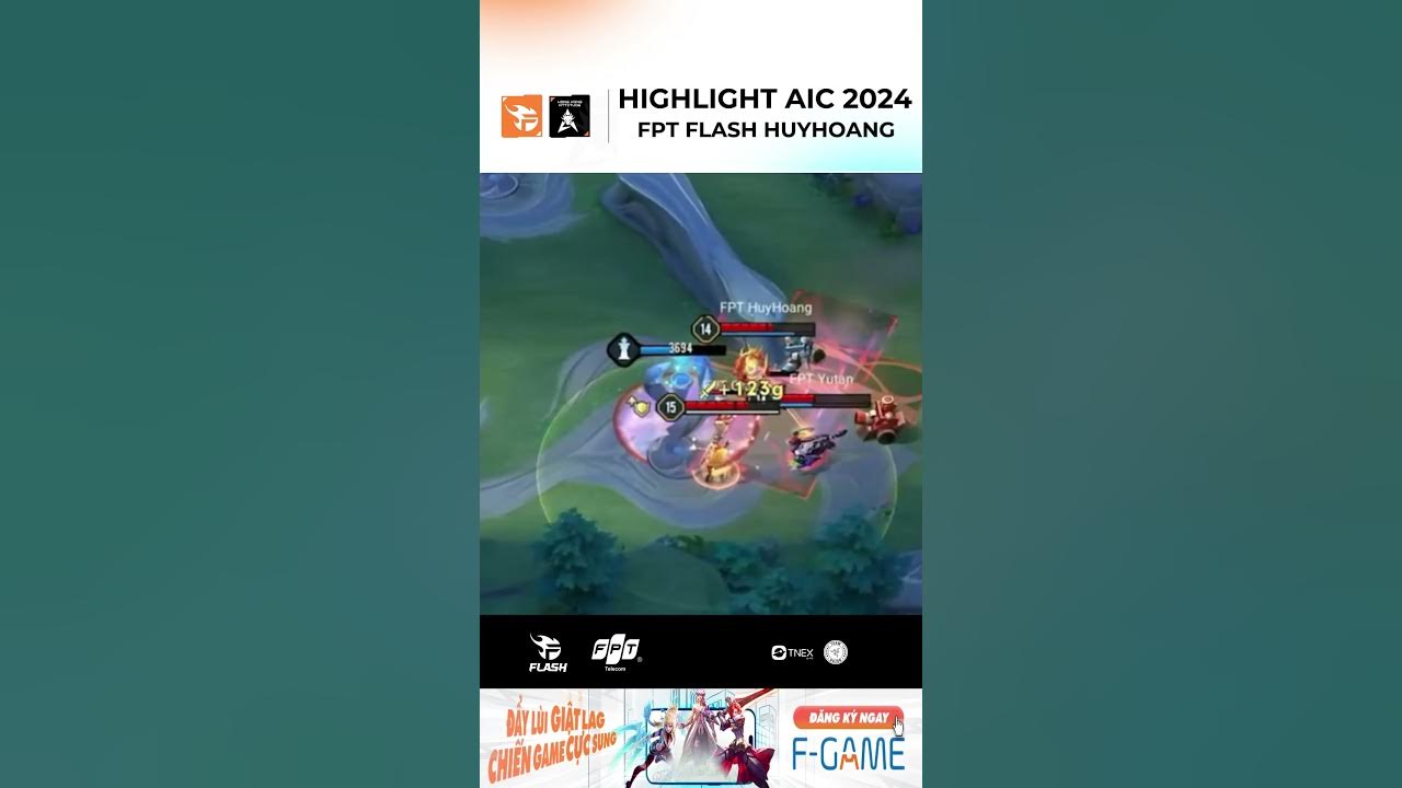 [ Team Flash AOV ] AIC 2024 - FPT FLASH HUYHOANG - HIGHLIGHT #shorts - YouTube
