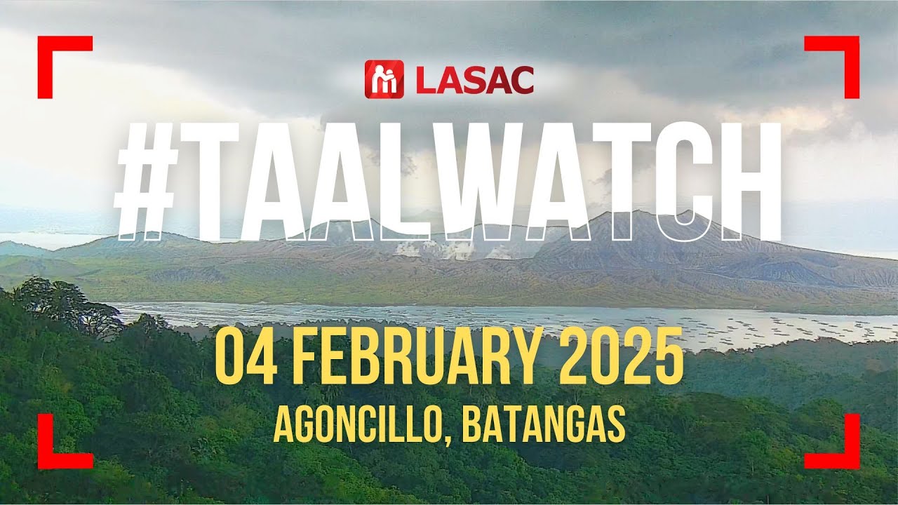 🔴 TAAL VOLCANO LIVE | 04 FEBRUARY 2025 | Alert Level 1 - YouTube