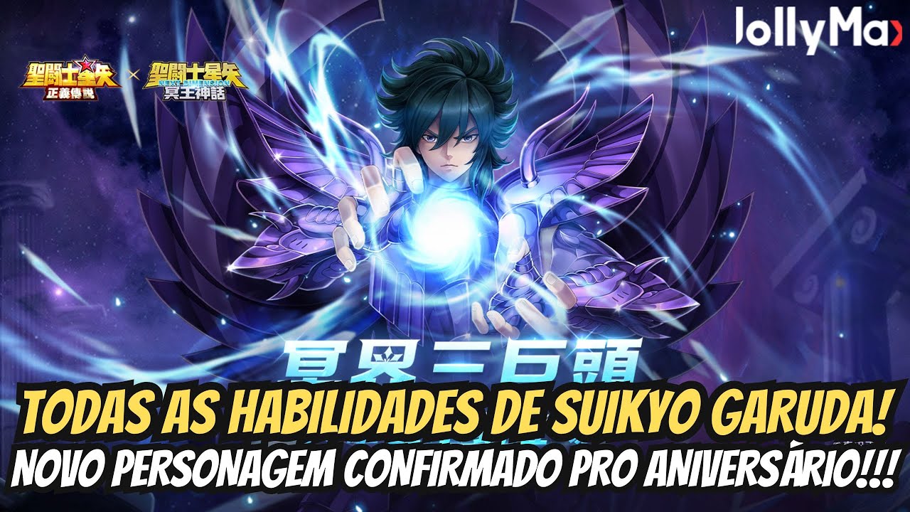 ⭐TODAS AS HABILIDADES DE SUIKYO DE GARUDA PERSONAGEM DO ANIVERSÁRIO ...