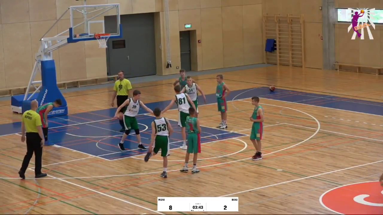 BBBL U14 Tapiolan Honka FIN (wth) vs BSK BROSTA LTU (grn) - YouTube