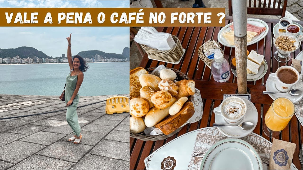 CAFÉ DA MANHÃ NA CONFEITARIA COLOMBO + CONHECENDO O FORTE DE COPACABANA ...