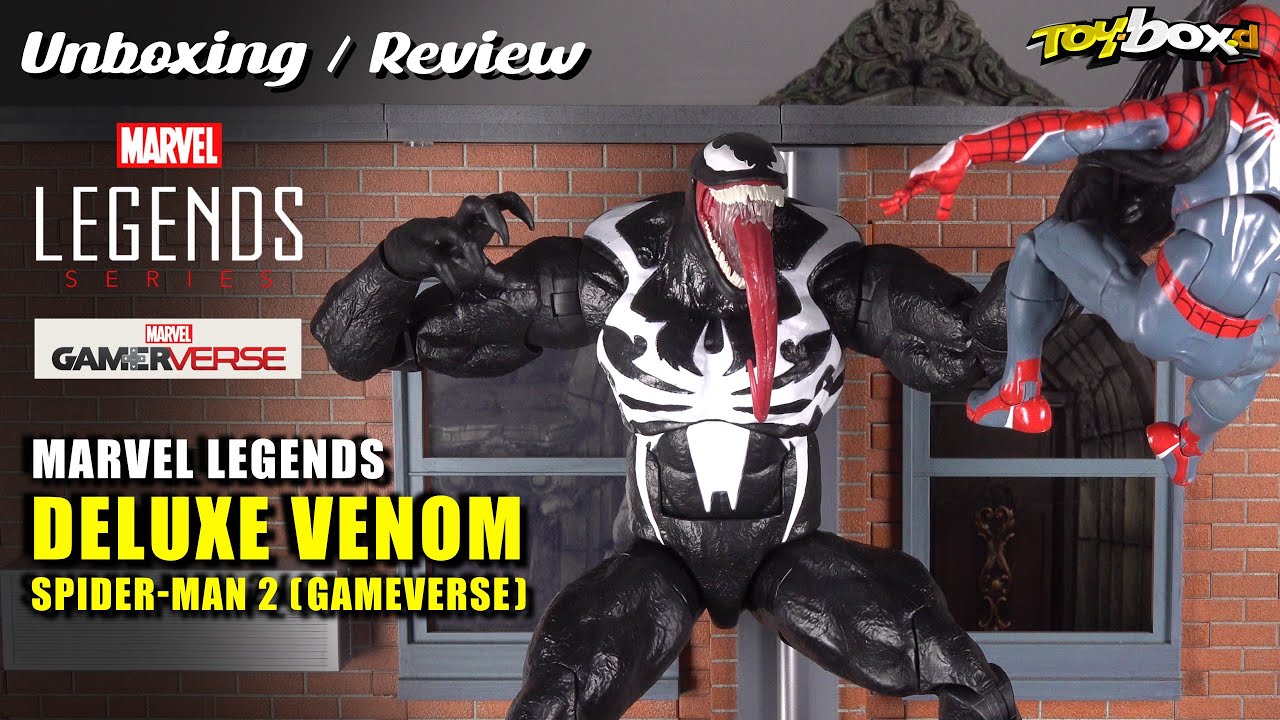Marvel Legends Deluxe VENOM Gameverse SPIDER-MAN 2 Unboxing & Review ...