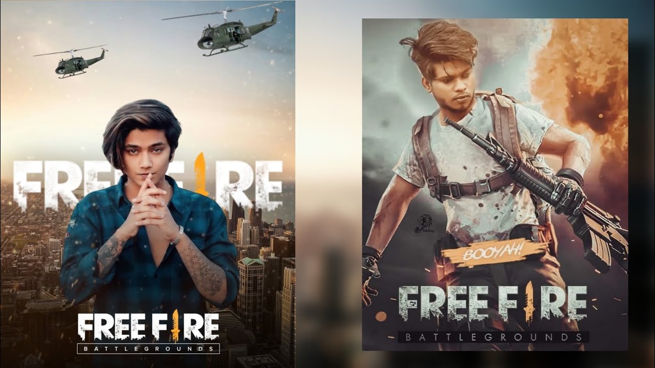 Free fire Game Photo editing|| PicsArt Free Fire Photo editing Tutorial ...