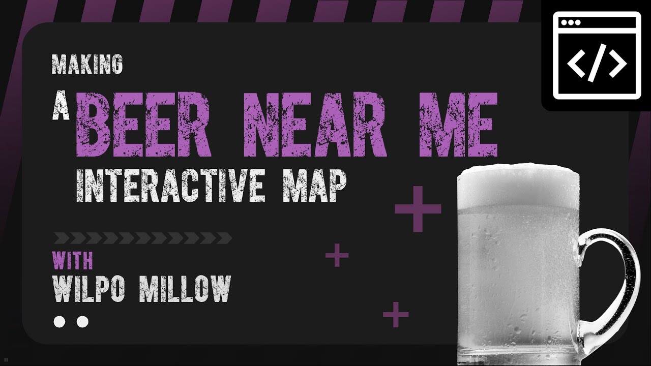 making a booze finder interactive map with wilpo - YouTube