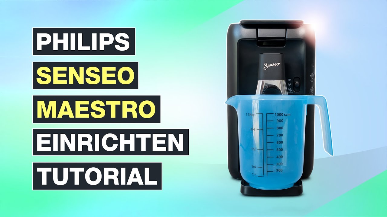 Philips Senseo Maestro einrichten (CSA260) Einfache Einrichtung der ...