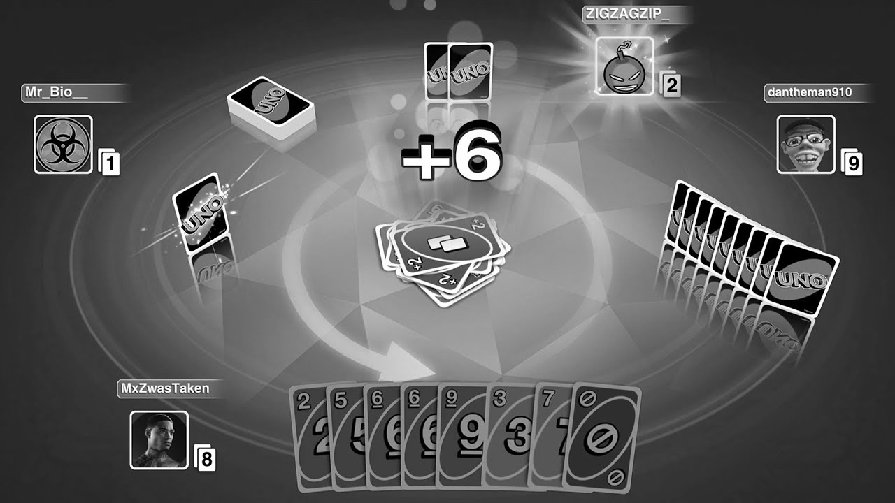 UNO Black and White Edition - YouTube