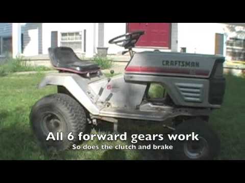 SOLD - Craftsman II Mower Rider Riding Lawnmower FOR SALE Springfield ...