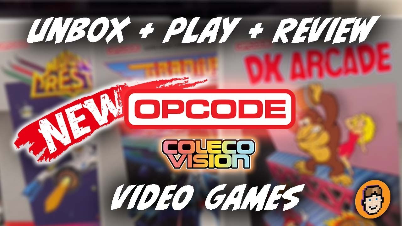 New ColecoVision Games | Unbox + Play + Review | Opcode - YouTube