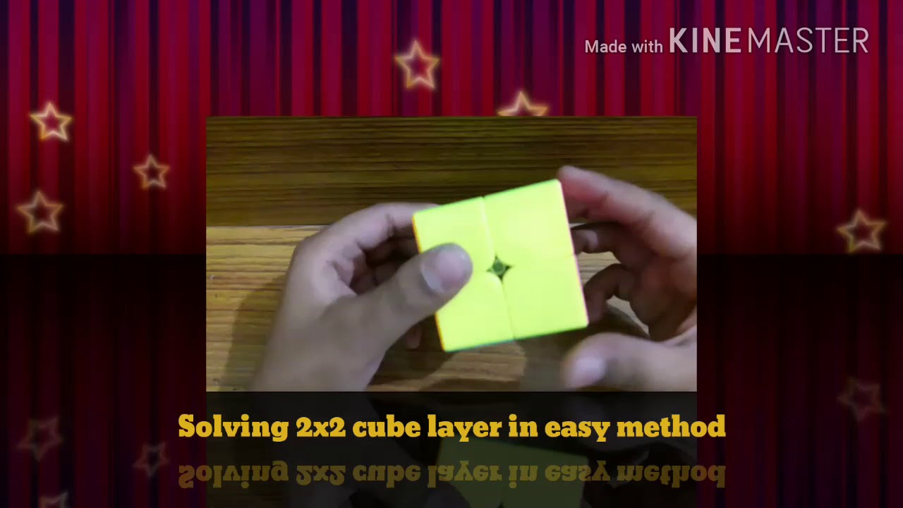 How to solve 2x2 cube first layer - YouTube