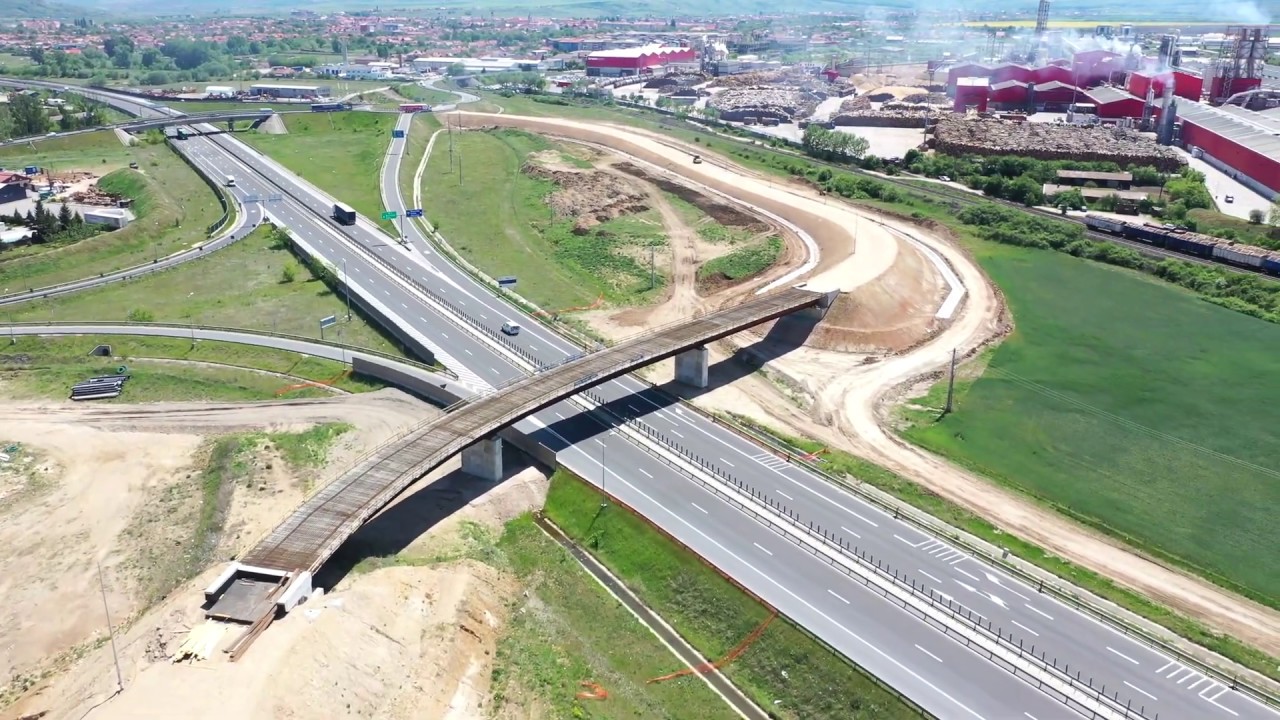 Autostrada A10 Sebes Turda, lotul 1, nodul rutier Sebes, 130520 - YouTube