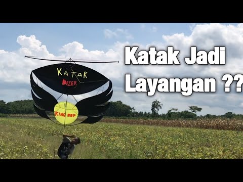 Layangan Katak Bijer Diserang Badai - YouTube