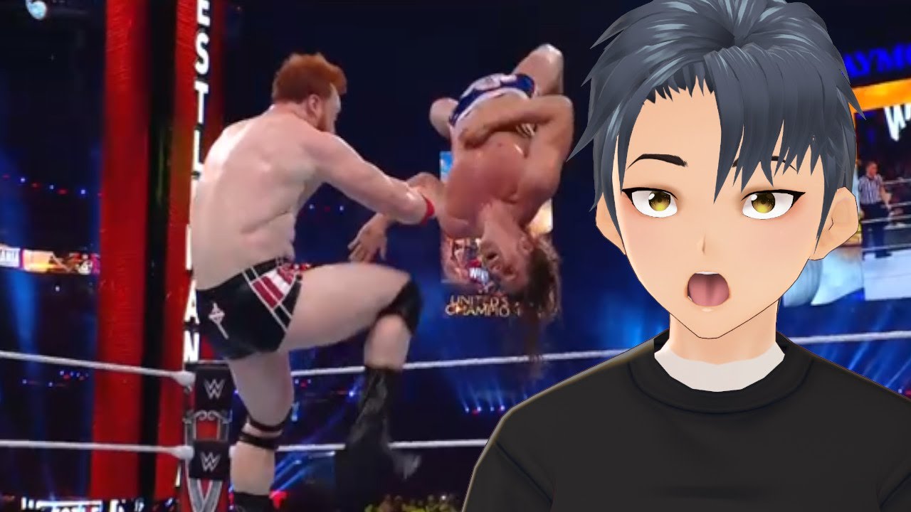 VTuber reacts to WWE Mid-Air Counter Compilation - YouTube