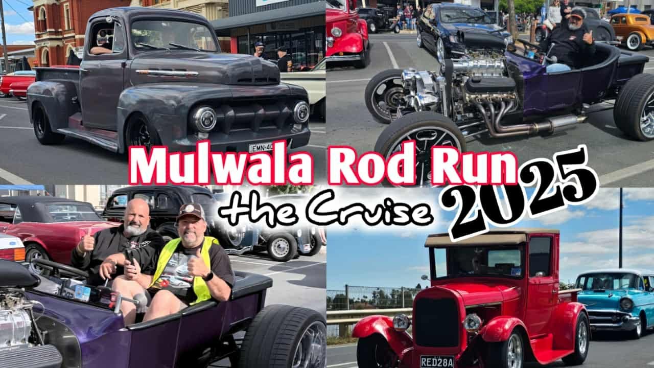 Mulwala Rod Run, 2025 The Cruise Night. Thanks to Northern Suburbs ...