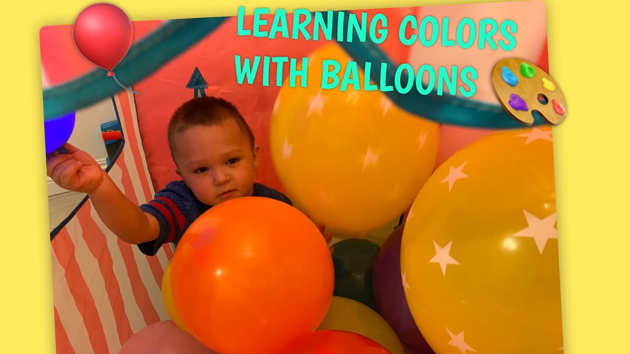 Blowing Up Balloons 🎈Learning Colors Fun for Children!!! - YouTube