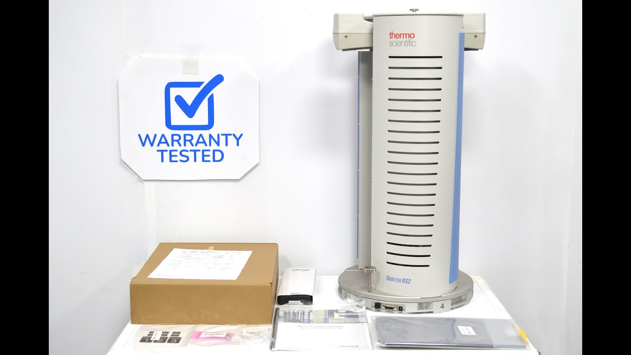 Thermo Orbitor RS2 Microplate Mover [BOSTONIND] - 64542 - YouTube