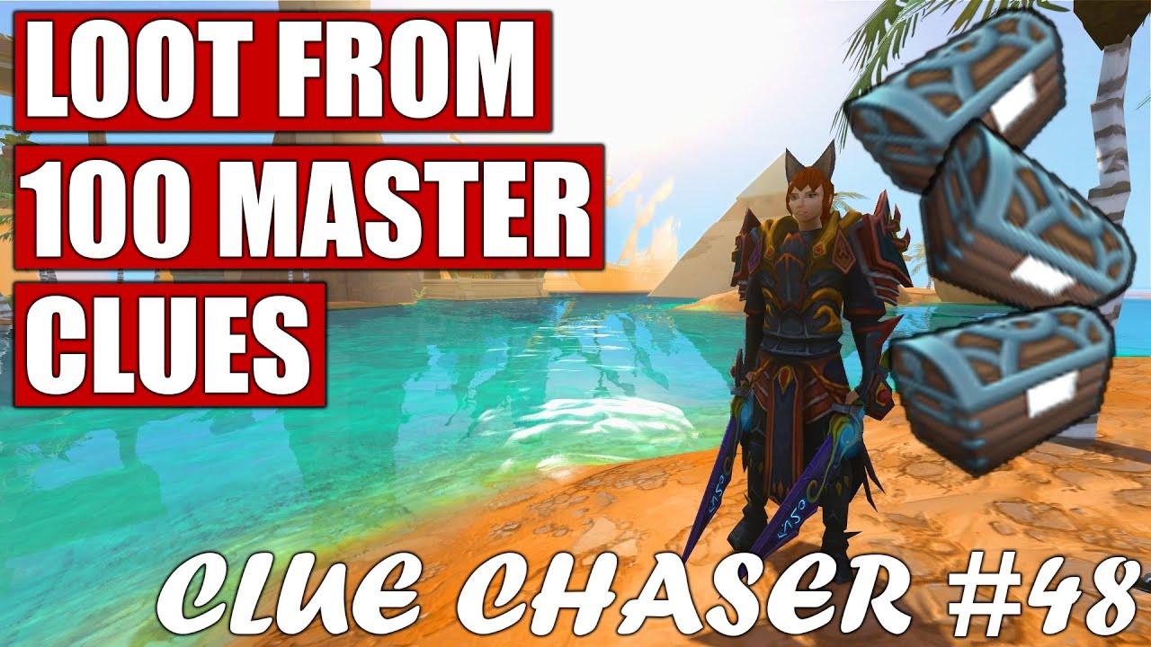 The Clue Chaser #48 : Loot From 100 Master Clue Scrolls (Runescape 3 ...