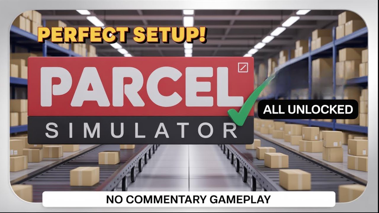 My Best Conveyor Layout Yet! Parcel Simulator Automation - YouTube