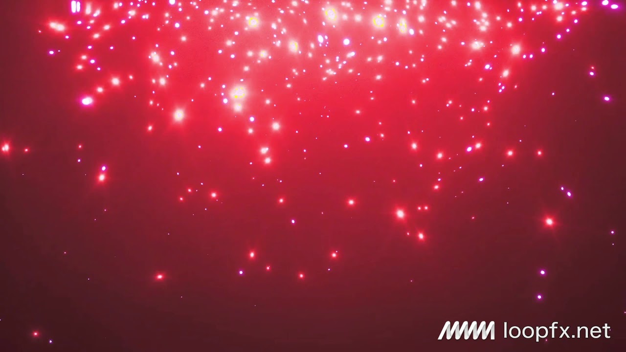 red glow particle falling animation background stock footage HD - YouTube
