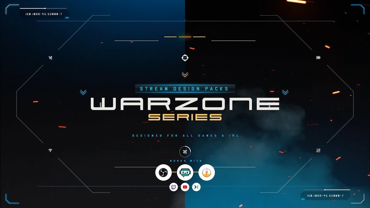 Full Twitch Stream Design Pack - Animated "Warzone Series" Stream ...