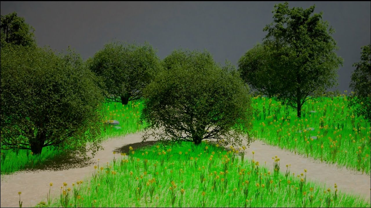 Blender Tutorial: Making a stunning grassland landscape in blender ...