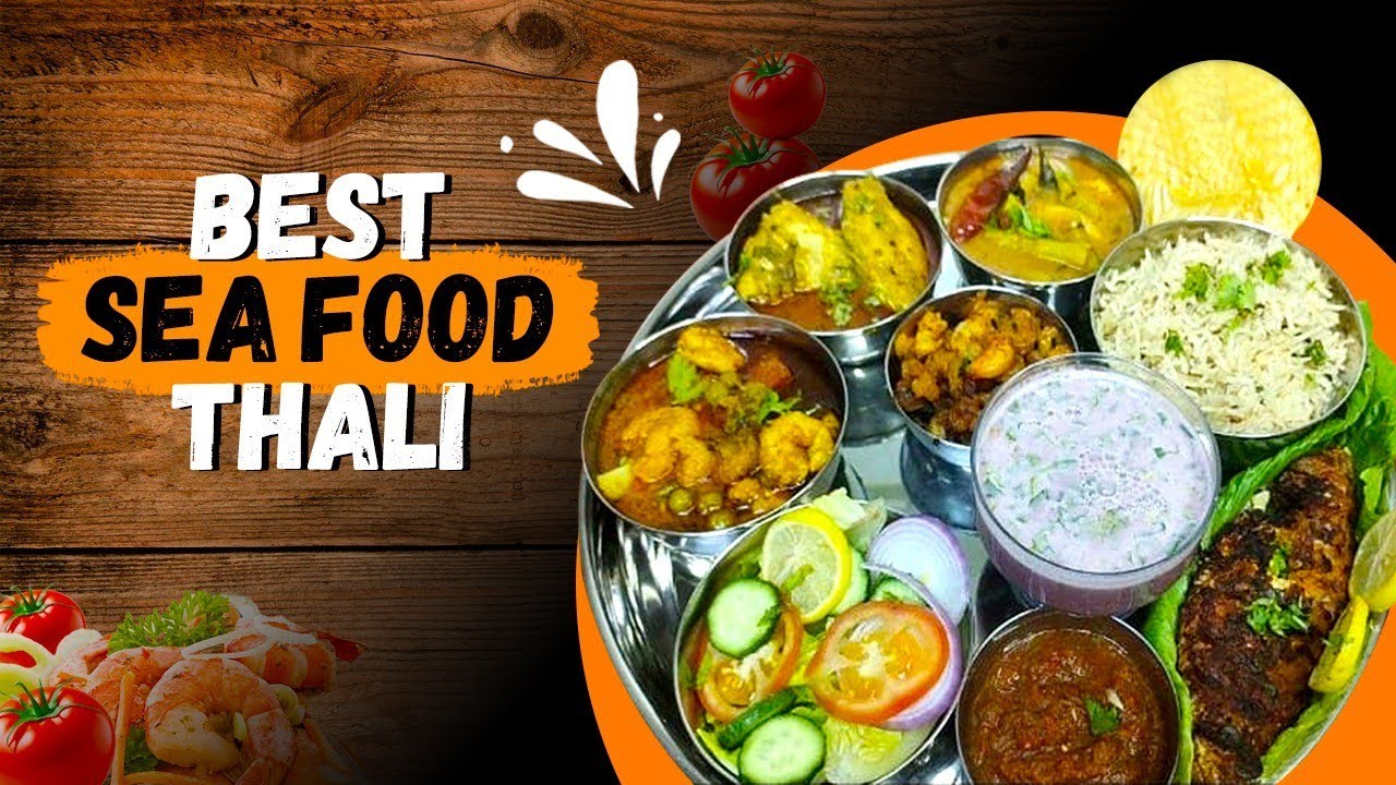 Best Sea Food Thali||Coconut Fish Curry||Prawn Flower Curry||Butter ...