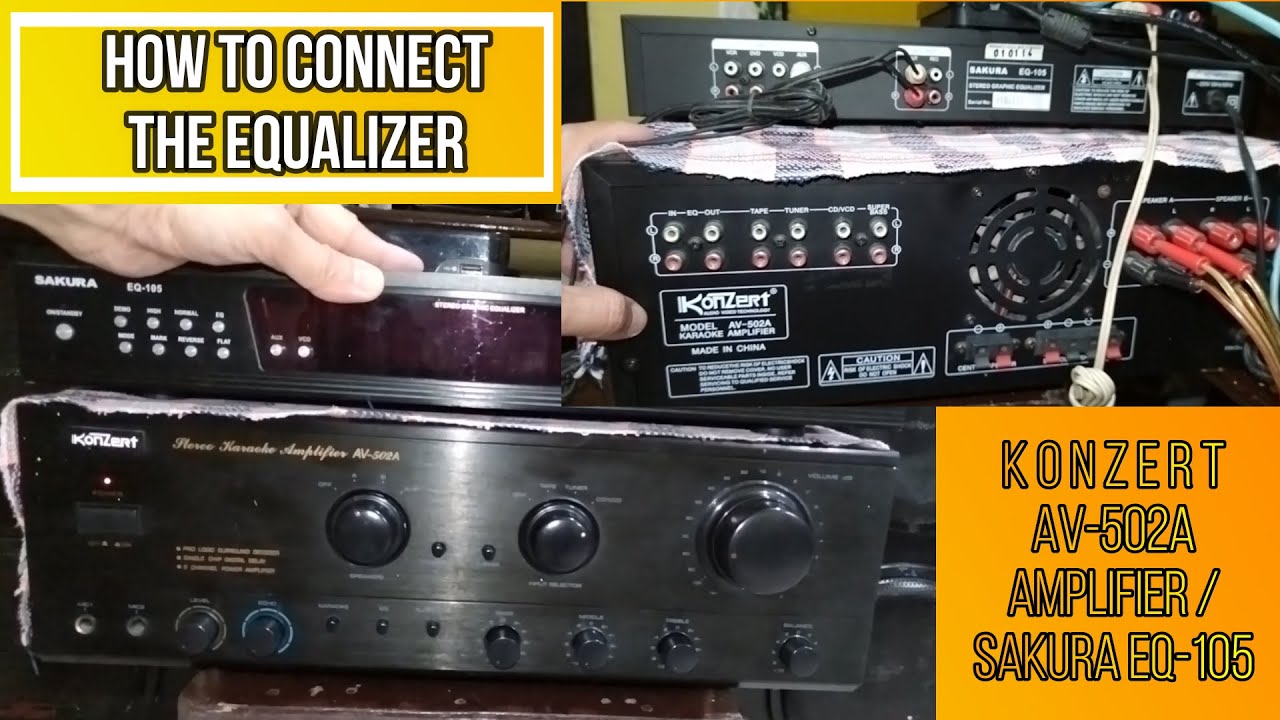 Equalizer to amplifier connection - YouTube