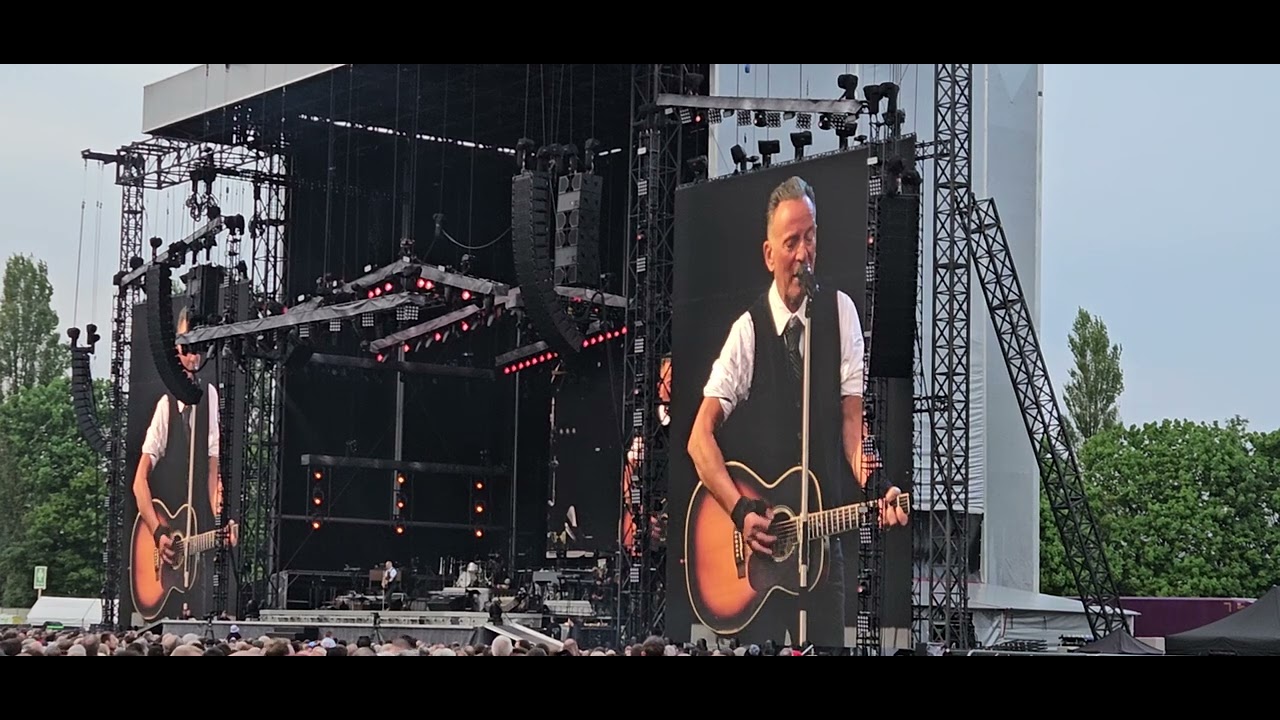 BRUCE SPRINGSTEEN CONCERT BELFAST MAY 2024 LAST MAN STANDING - YouTube