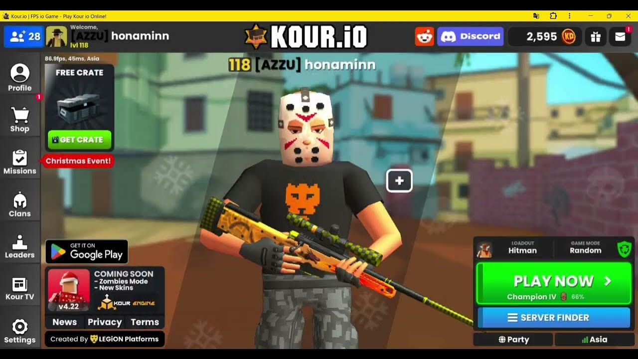 Kour io すごい雑だけどfree skin bug - YouTube