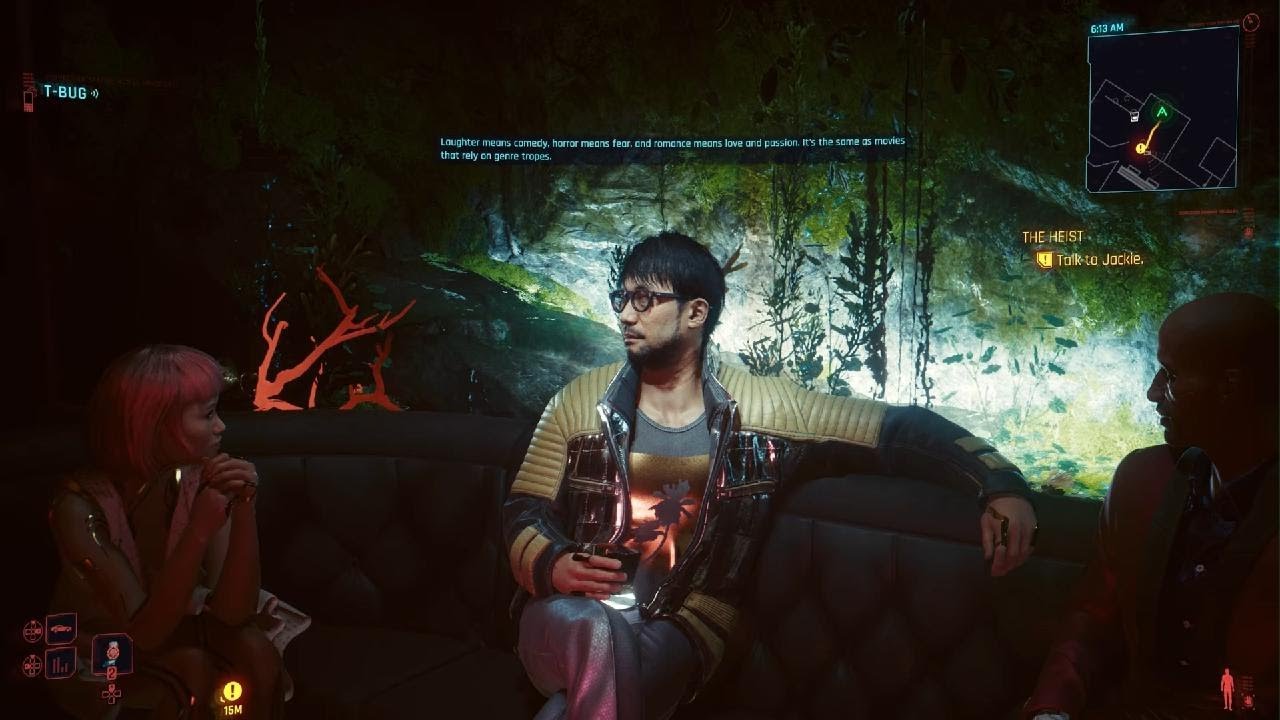 Hideo Kojima in Cyberpunk 2077 - YouTube