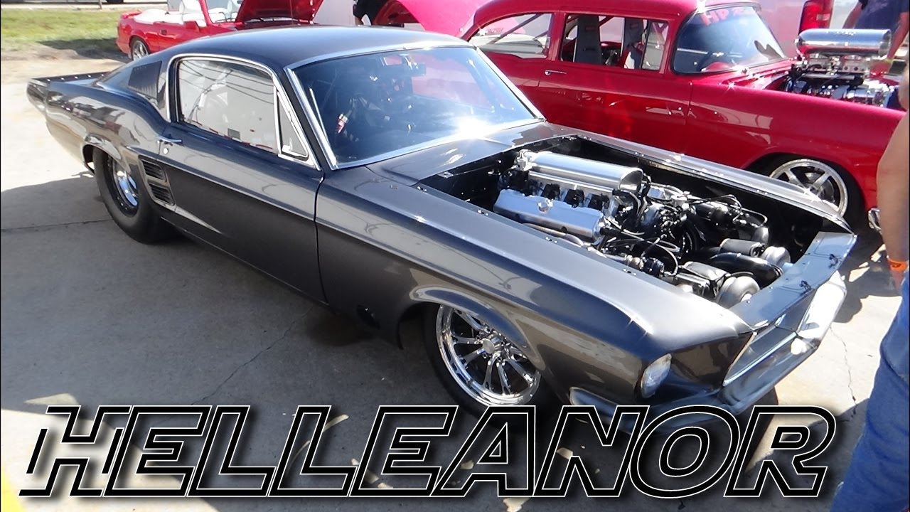 Helleanor 1967 Twin Turbo Mustang: From Discovery Street Outlaws. - YouTube