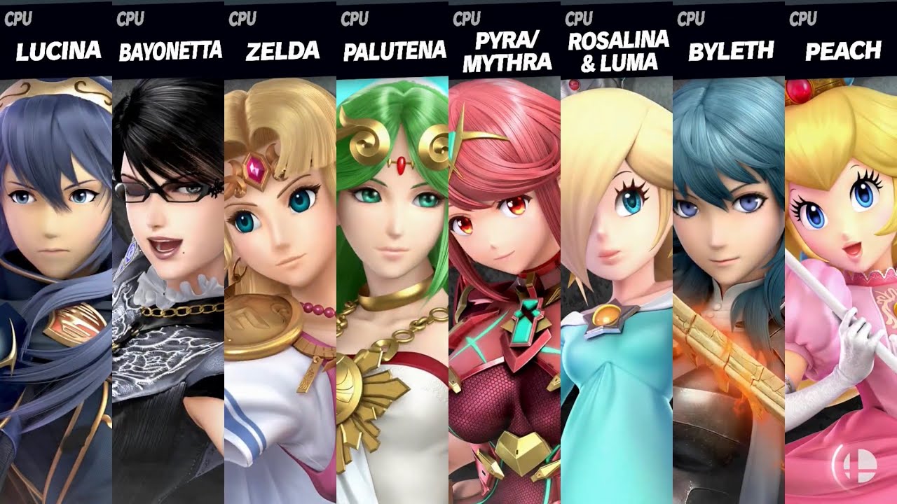 Super Smash Bros. Ultimate - Only Women 2 - YouTube