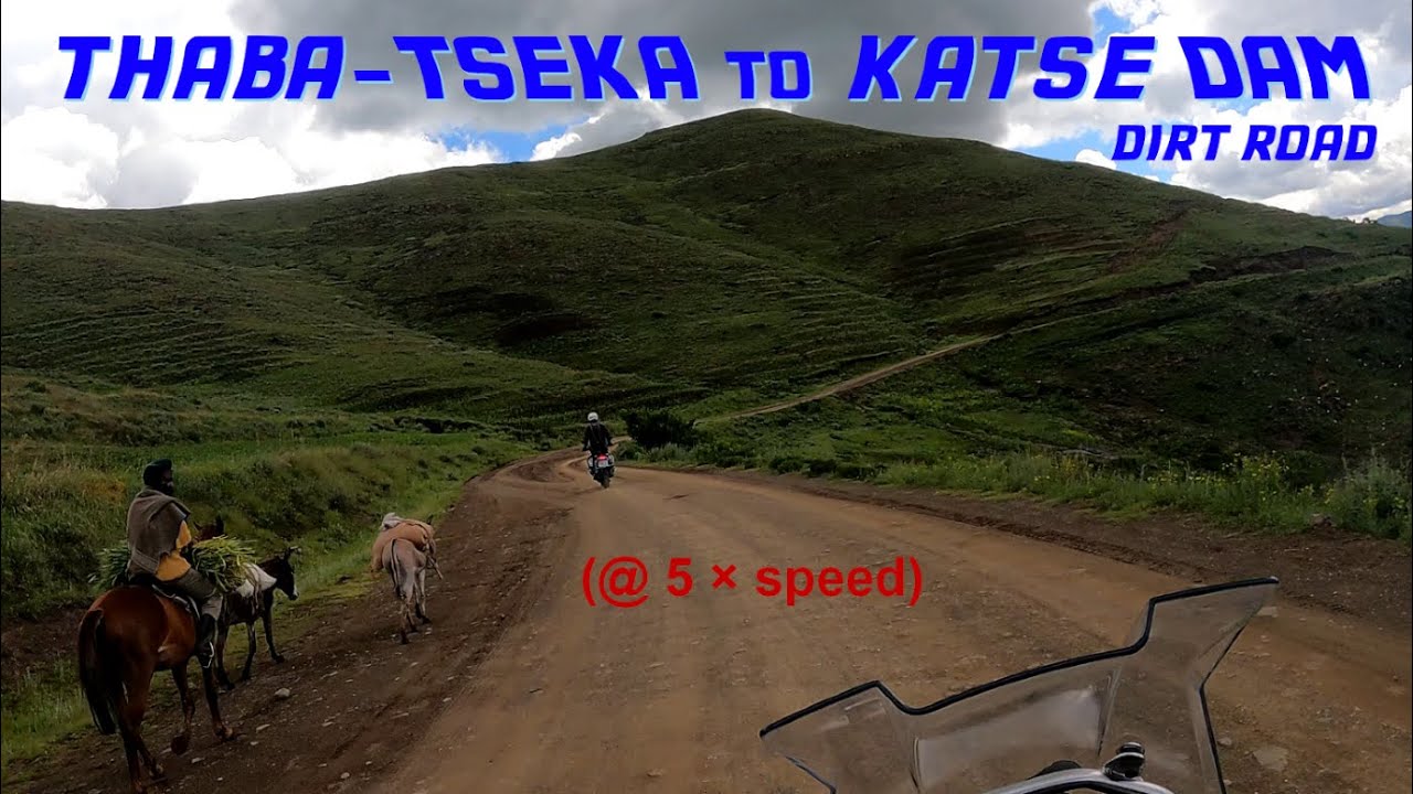 [332-2] Thaba-Tseka to Katse dam (@ 5× Speed), Thaba-Tseka province ...