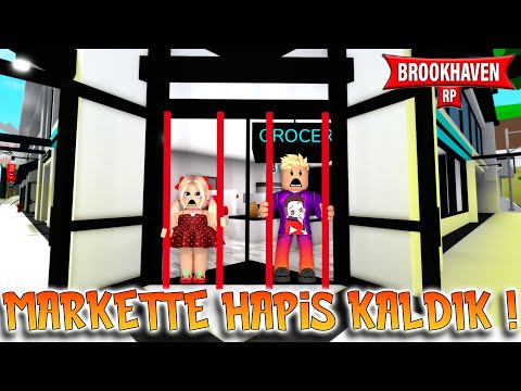 Markette Hapis Kaldık !🏡 | ROBLOX Brookhaven🏡RP