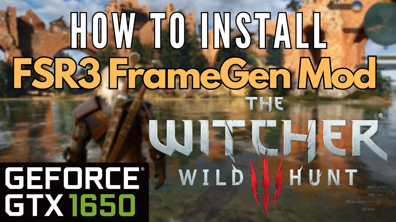 How to Install FSR3 Framegen into The Witcher 3 | Gtx 1650 #gtx1650 #fsr3 - YouTube