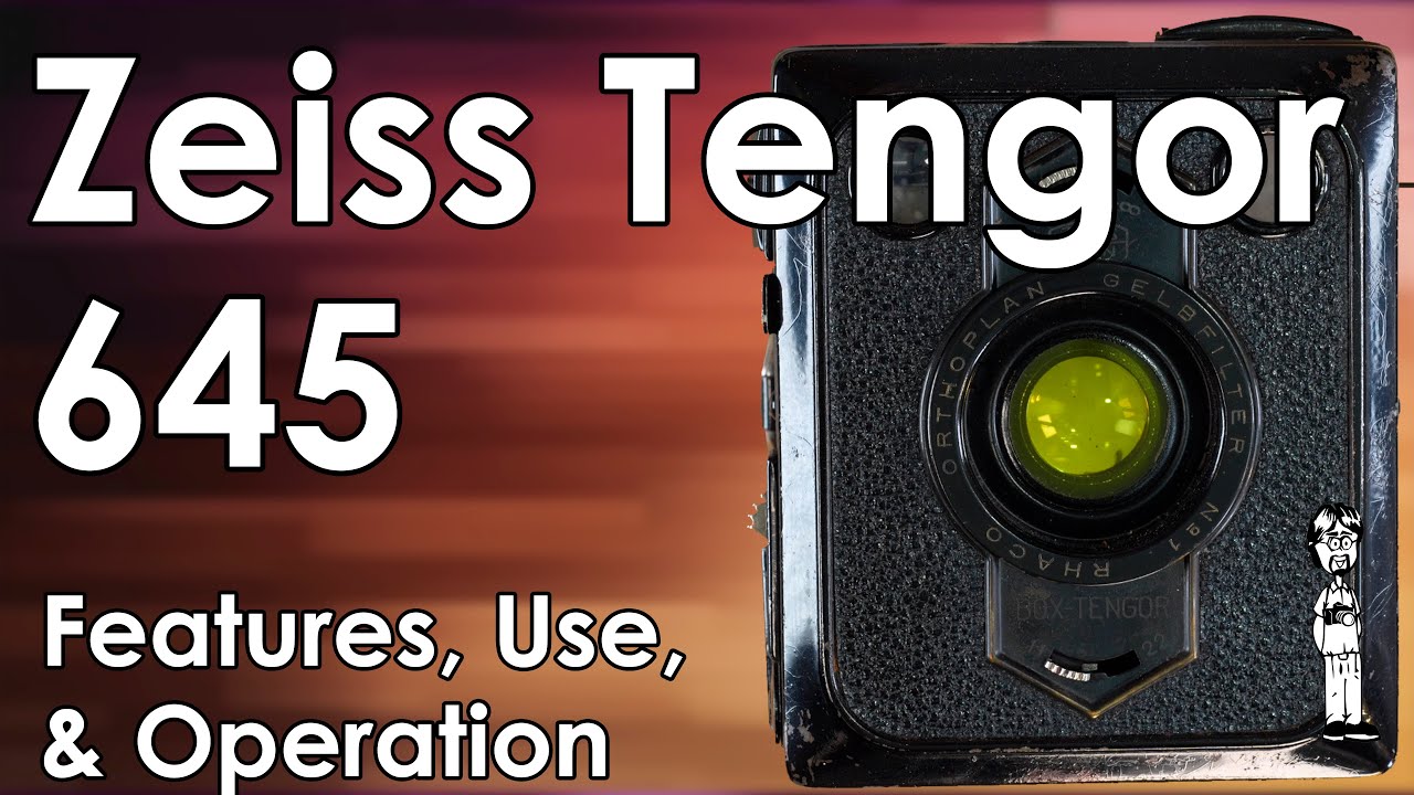 Zeiss Box Tengor Half-frame 645 Camera - YouTube