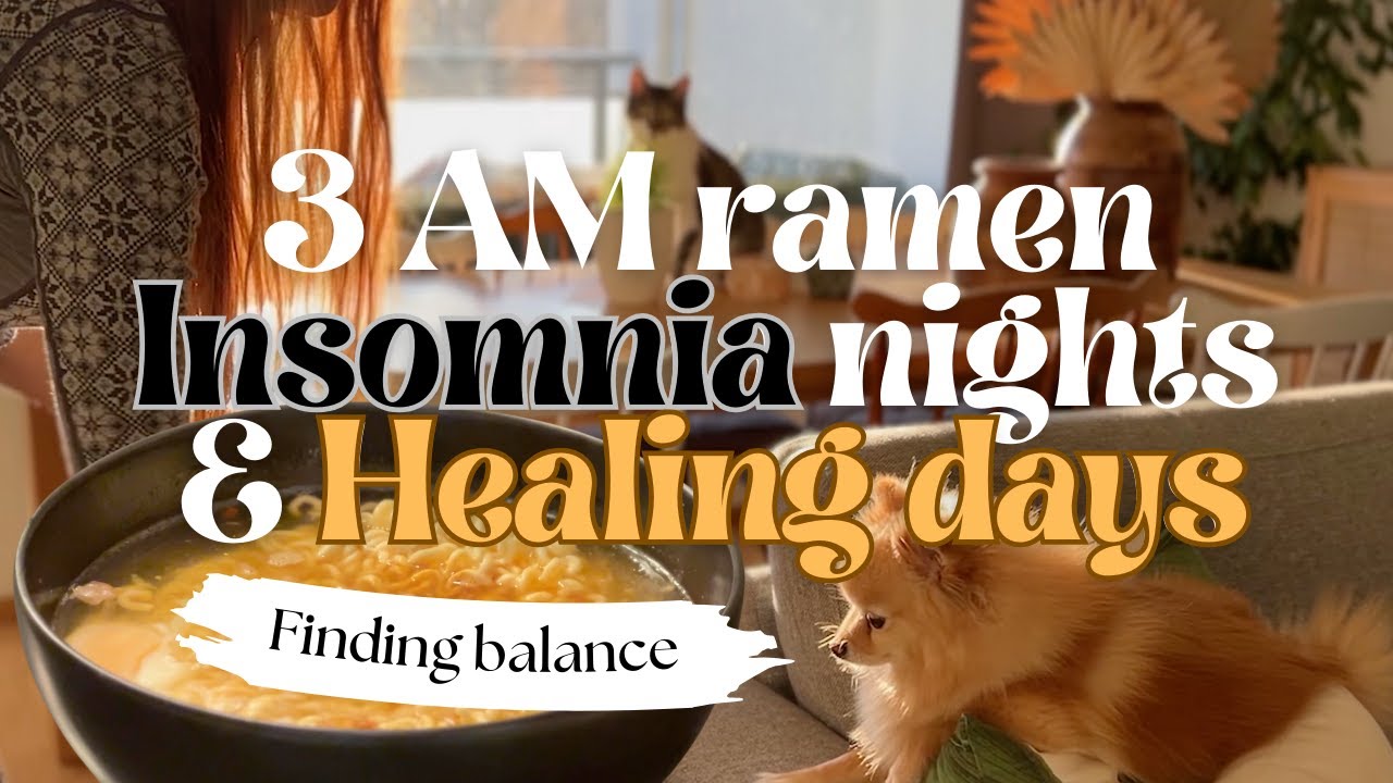 3 AM Ramen: Insomnia Nights, Cozy Mornings & Healing | Silent Vlog ...